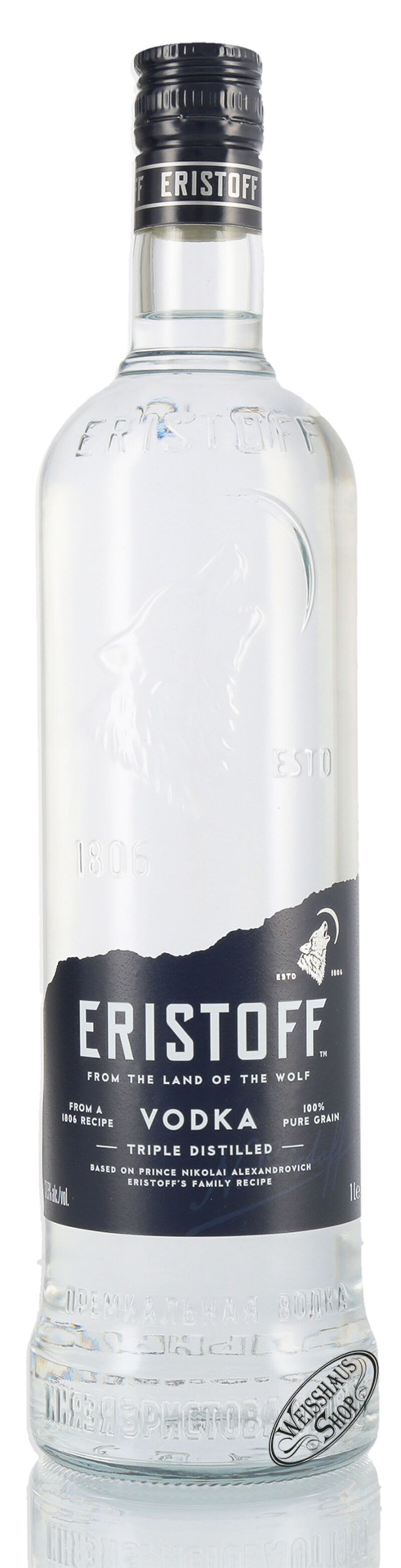 Eristoff Vodka 37,5% vol. 1,0l | Weisshaus Shop