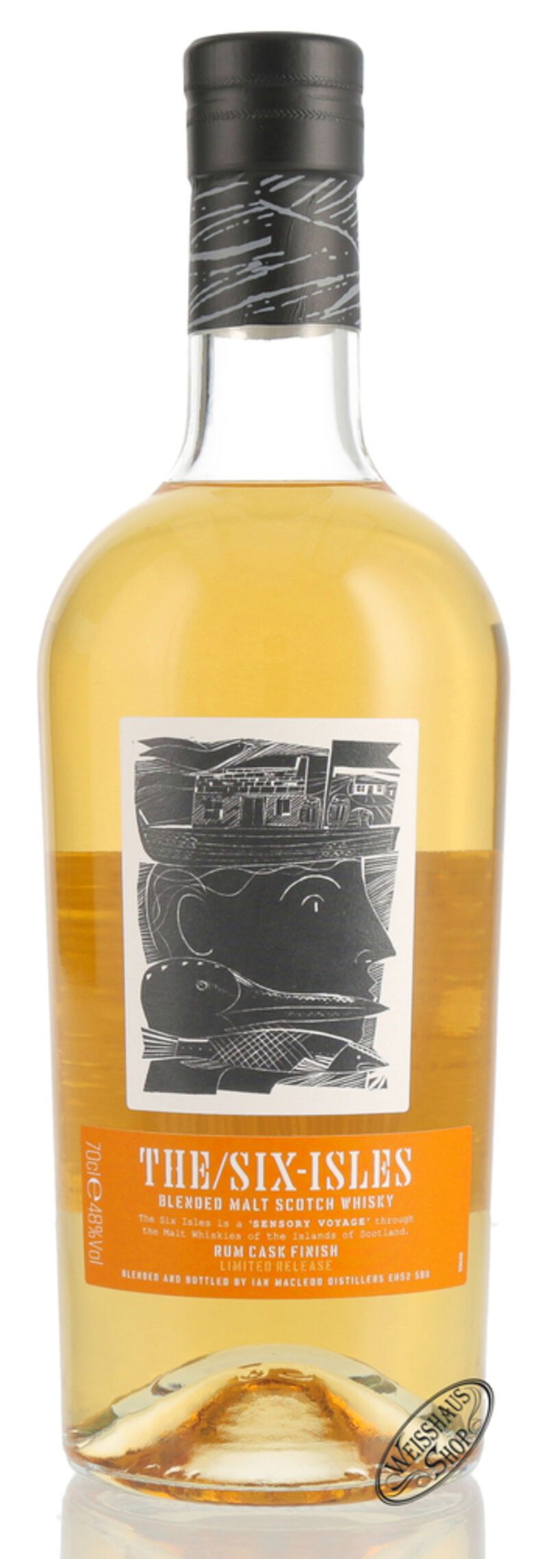 The Six Isles Rum Cask Finish Blended Whisky 48% vol. 0,70l | Weisshaus Shop