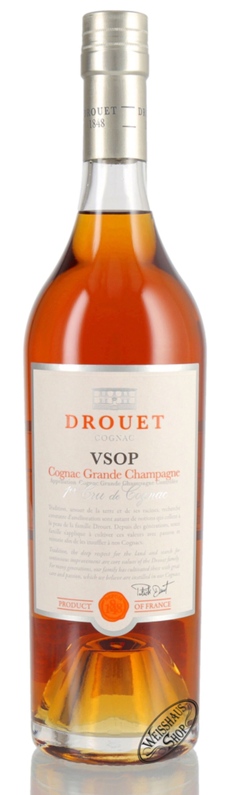 Drouet VSOP Cognac 40% vol. 0,70l | Weisshaus Shop