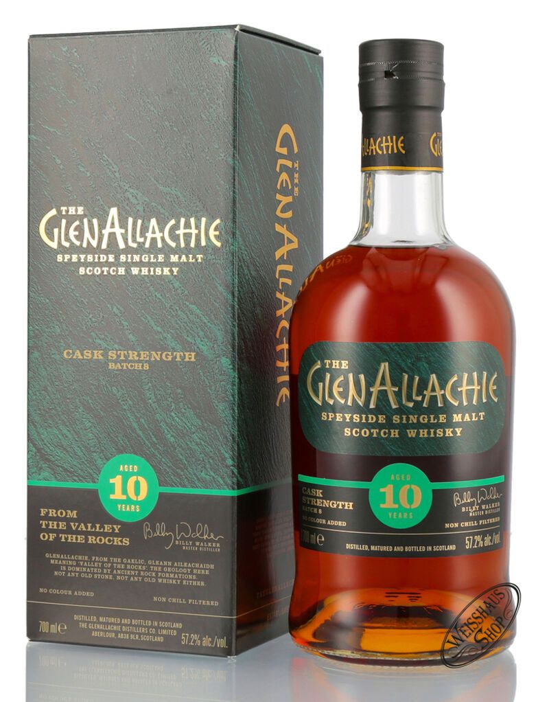Glenallachie 10 YO Cask Strength Batch 8 Whisky 57,2% vol. 0,70l | Weisshaus Shop