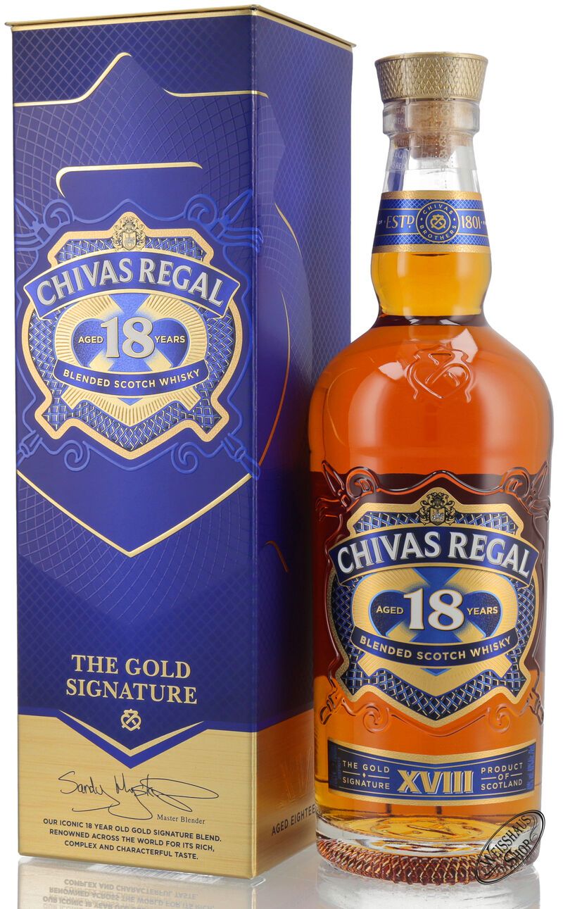 Chivas Regal 18 YO Blended Scotch Whisky 40% vol. 0,70l | Weisshaus Shop