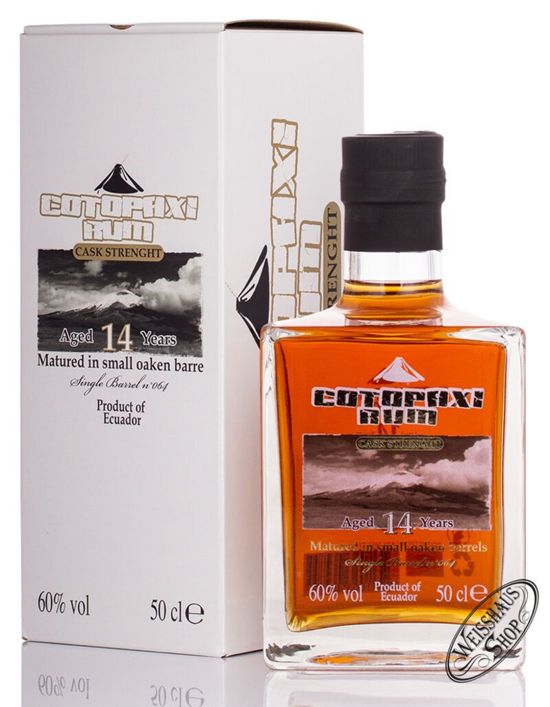 Cotopaxi 14 YO Full Proof Rum 60% vol. 0,50l | Weisshaus Shop