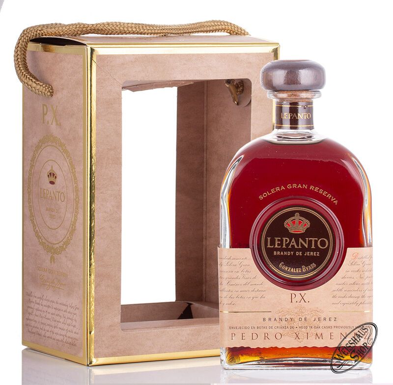 Lepanto Solera Gran Reserva Pedro Ximénez Brandy 36% vol. 0,70l ...