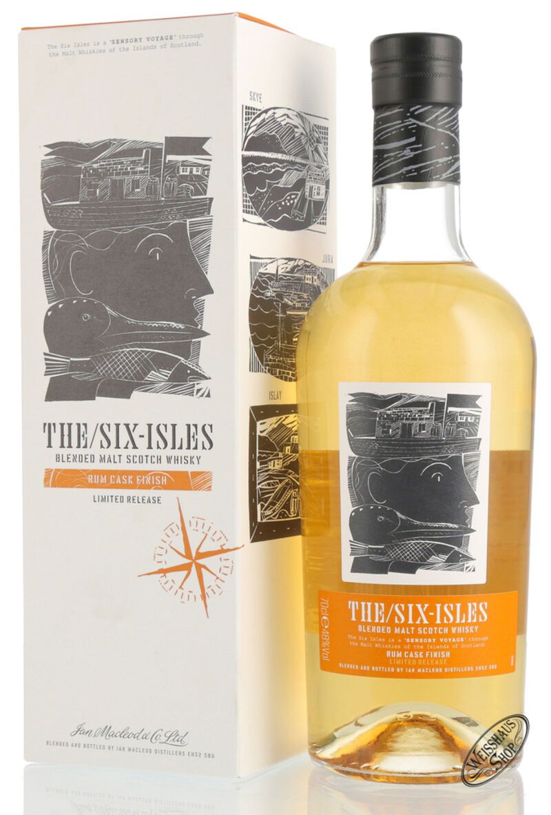 The Six Isles Rum Cask Finish Blended Whisky 48% vol. 0,70l | Weisshaus Shop