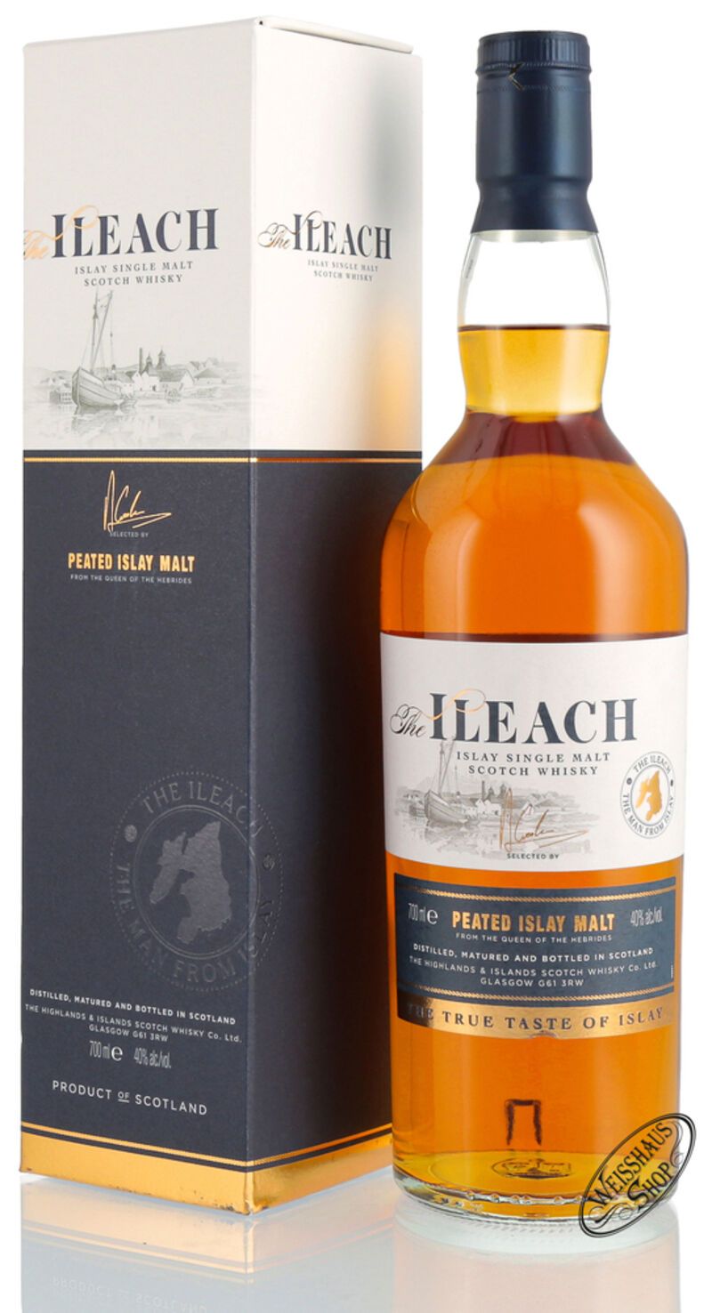 The Ileach Islay Single Malt Whisky 40% vol. 0,70l | Weisshaus Shop