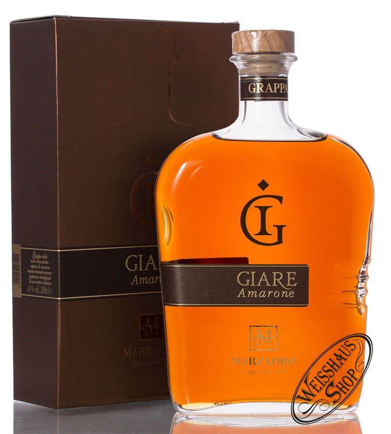 Marzadro Grappa Le Giare Amarone 41% vol. 2,0l Magnum | Weisshaus Shop