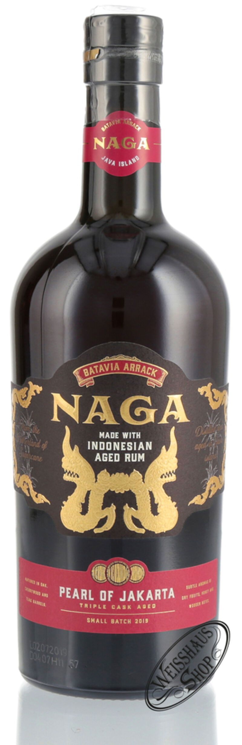 Naga Pearl of Jakarta Triple Cask Indonesian Arrack 42,7% vol. 0,70l ...