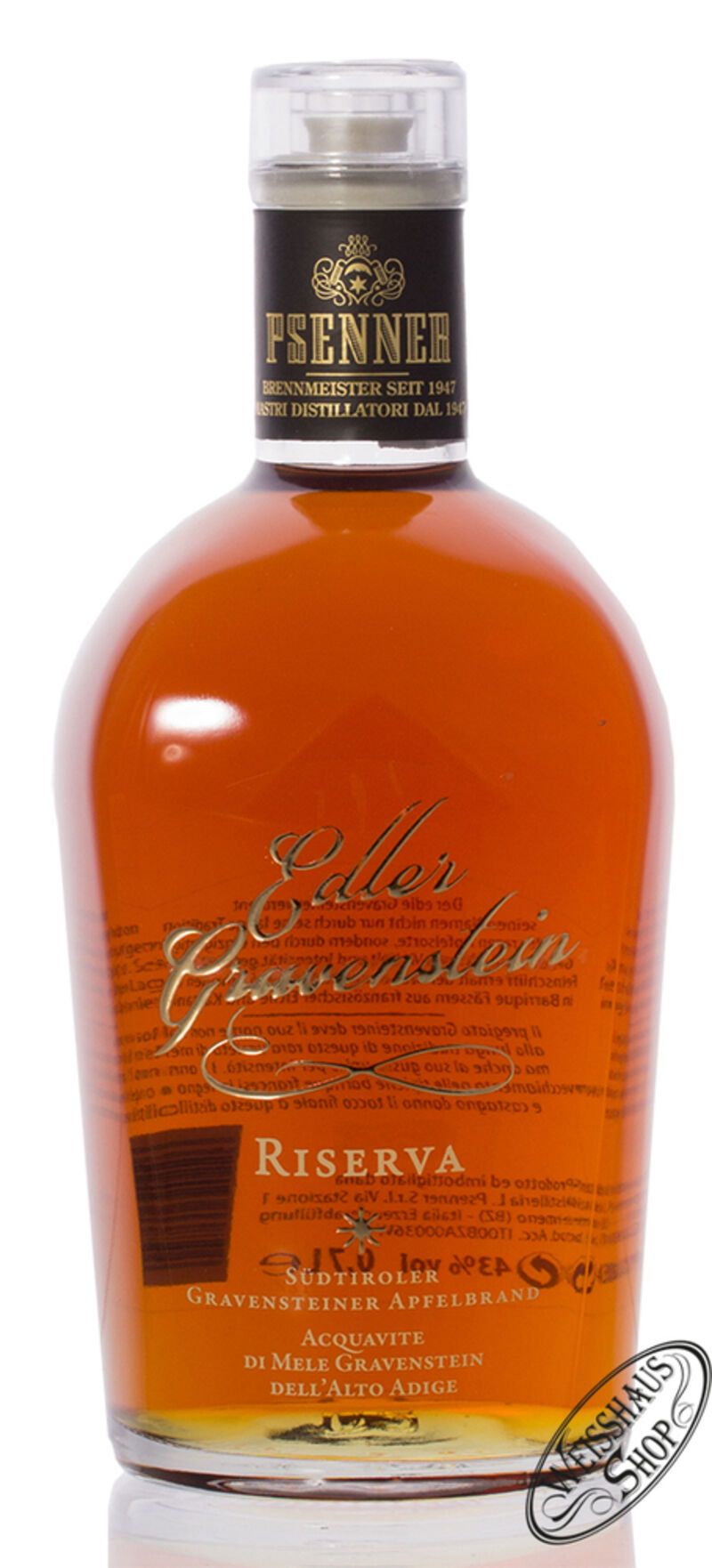 Psenner Gravensteiner Riserva 43% vol. 0,70l | Weisshaus Shop