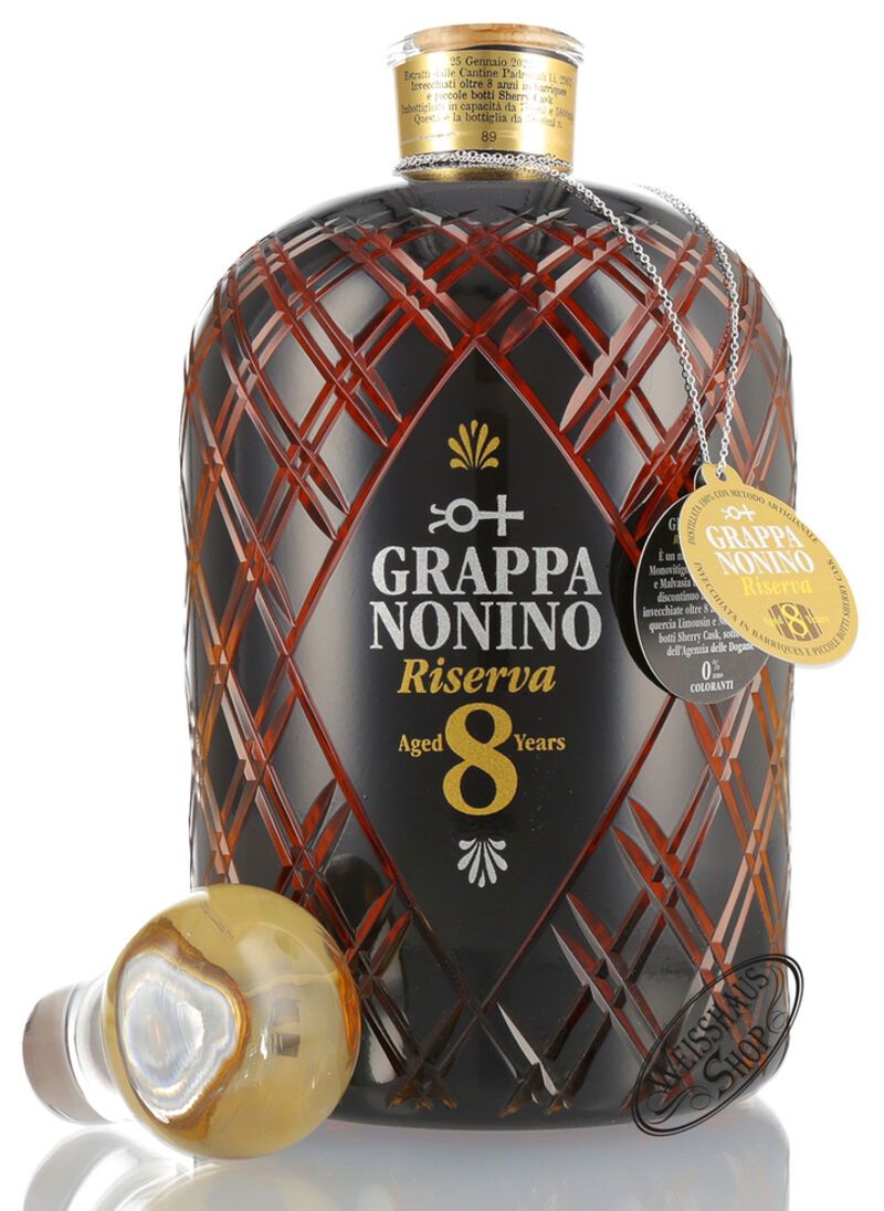 Nonino Grappa Riserva 8 Anni Barrique 43% vol. 5,8l | Weisshaus Shop