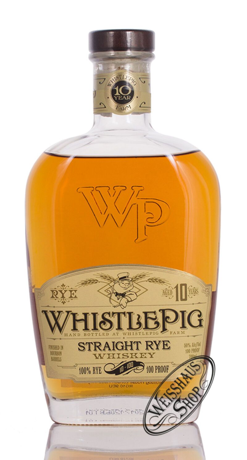 Whistle Pig 10 YO Straight Rye Whiskey 50% vol. 0,70l | Weisshaus Shop