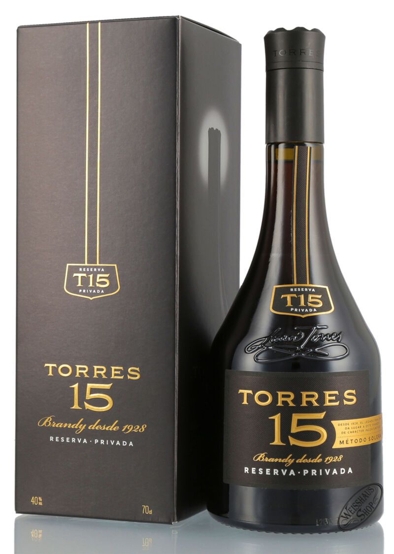 Torres 15 YO Reserva Privada Brandy 40% vol. 0,70l | Weisshaus Shop