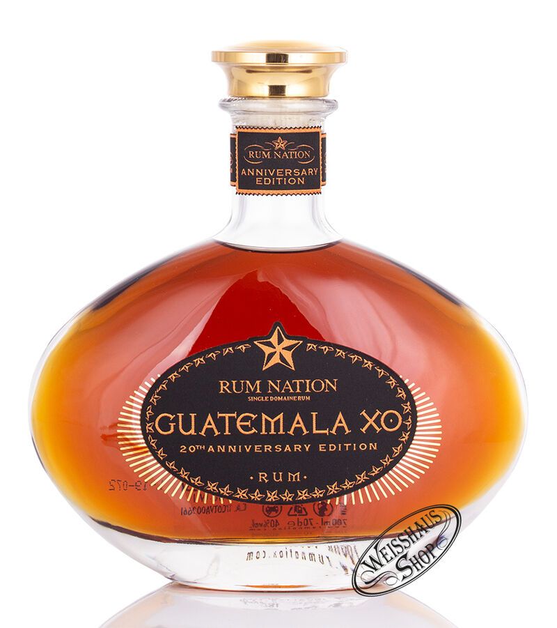 Rum Nation Guatemala XO Rum 40% vol. 0,70l | Weisshaus Shop