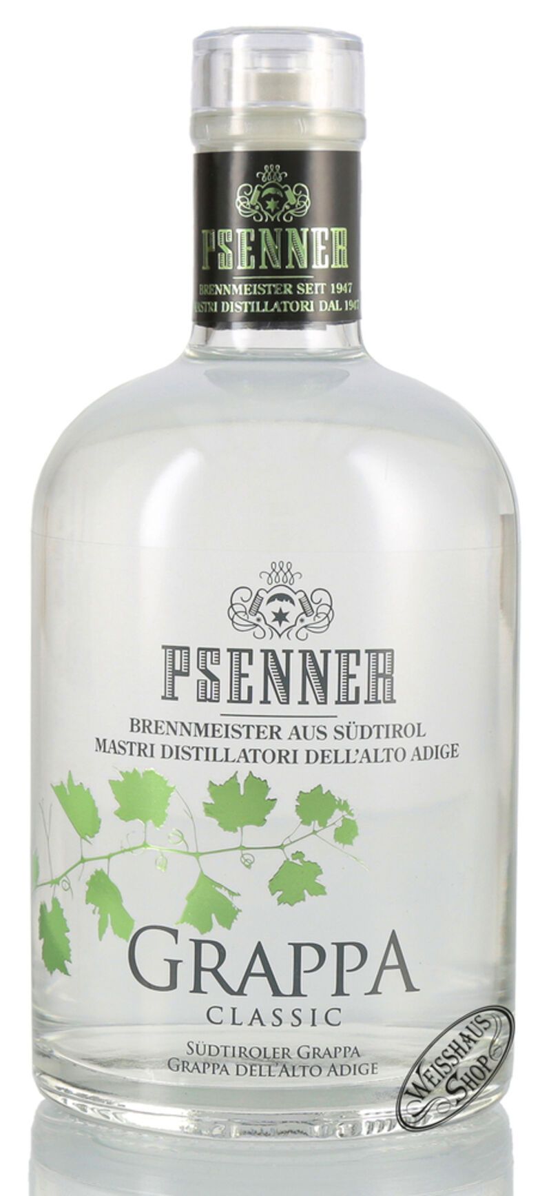 Psenner Grappa Classic 40% vol. 0,70l | Weisshaus Shop