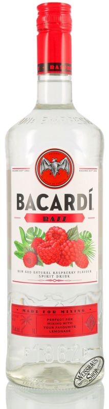 Bacardi Razz 27% vol. 1,0l | Weisshaus Shop