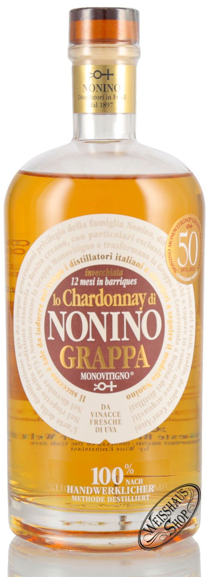 Nonino Grappa Lo Chardonnay Barrique Monovitigno 41% vol. 0,70l ...