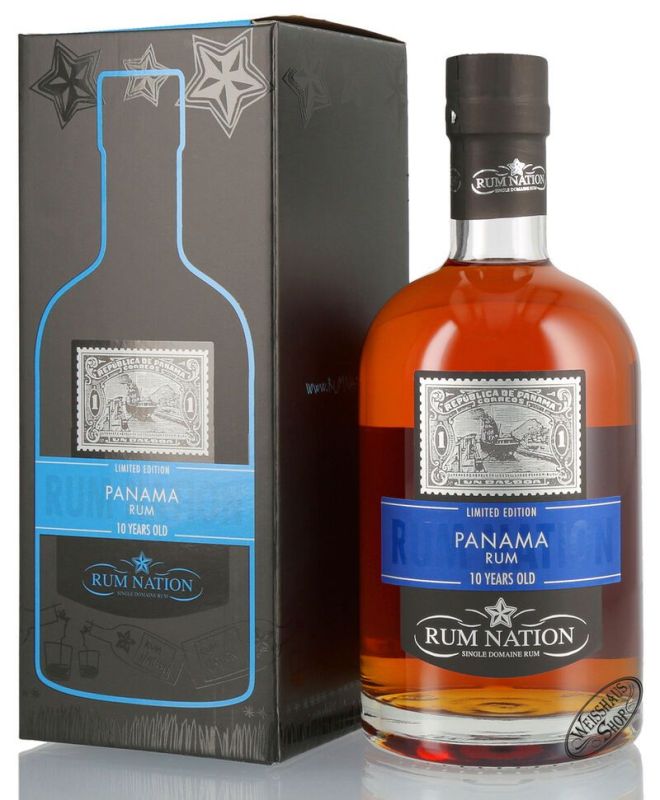 Rum Nation Panama 10 YO Rum 40% vol. 0,70l | Weisshaus Shop