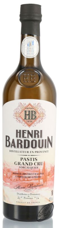 Henri Bardouin Pastis 45% vol. 0,70l | Weisshaus Shop