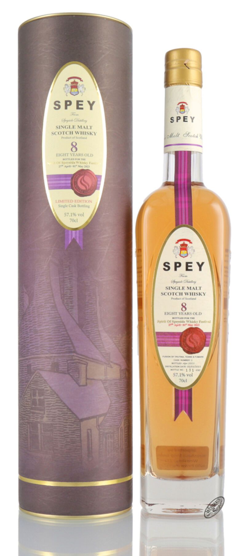 Spey Spirit of Speyside Whisky Festival 2023 Limited Edition Whisky 57,1% vol. 0,70l | Weisshaus ...