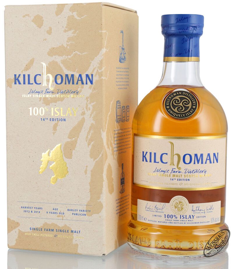 Kilchoman 100% Islay Whisky 14th Edition 50% vol. 0,70l | Weisshaus Shop