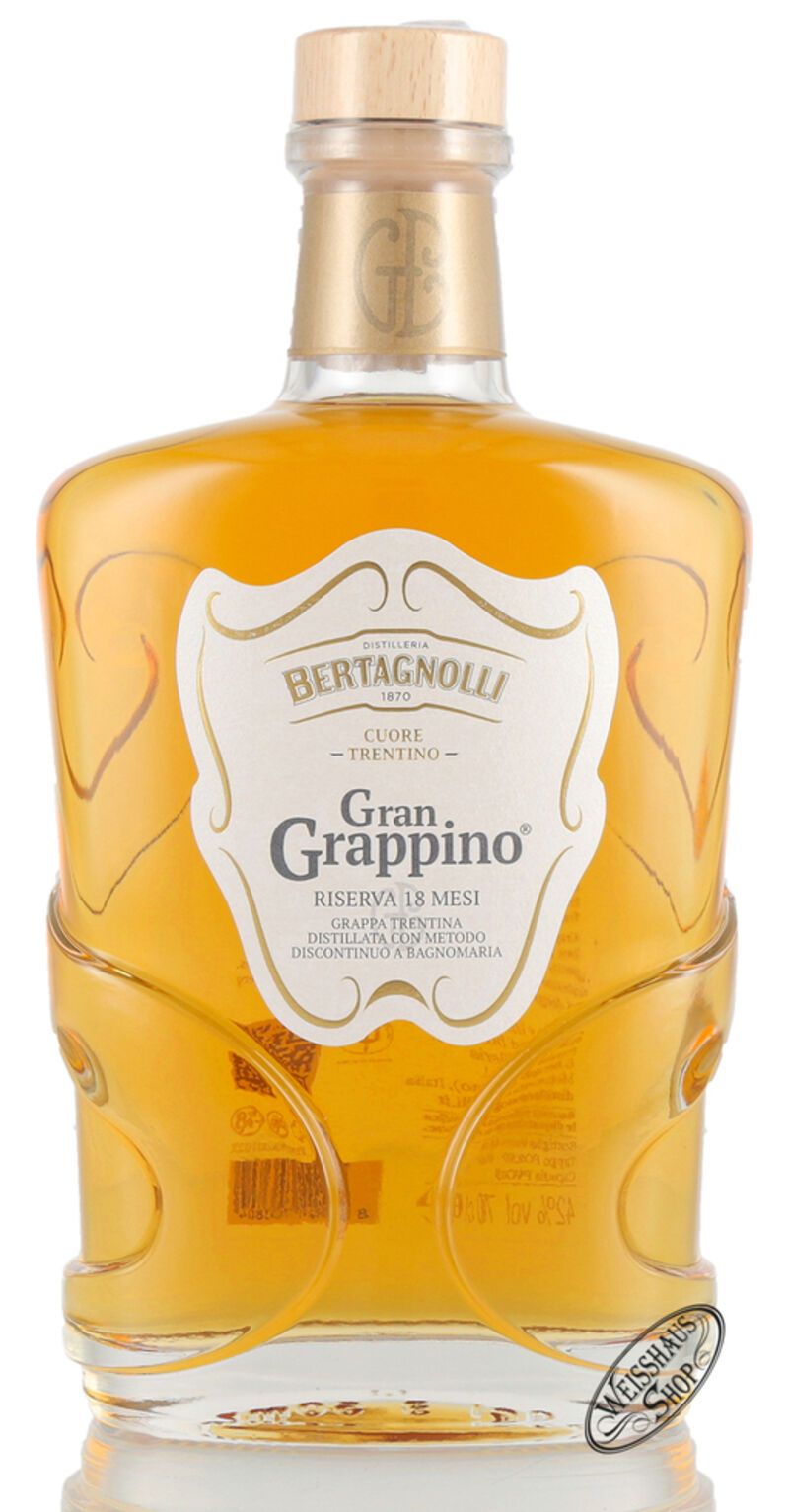 Bertagnolli Grappa Gran Grappino Barrique 42% vol. 0,70l | Weisshaus Shop