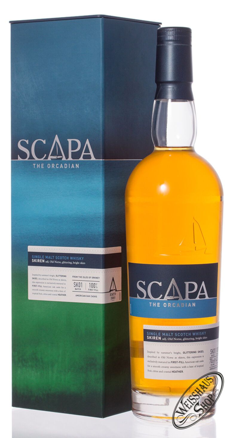 Scapa of Orkney Skiren Whisky 40% vol. 0,70l | Weisshaus Shop