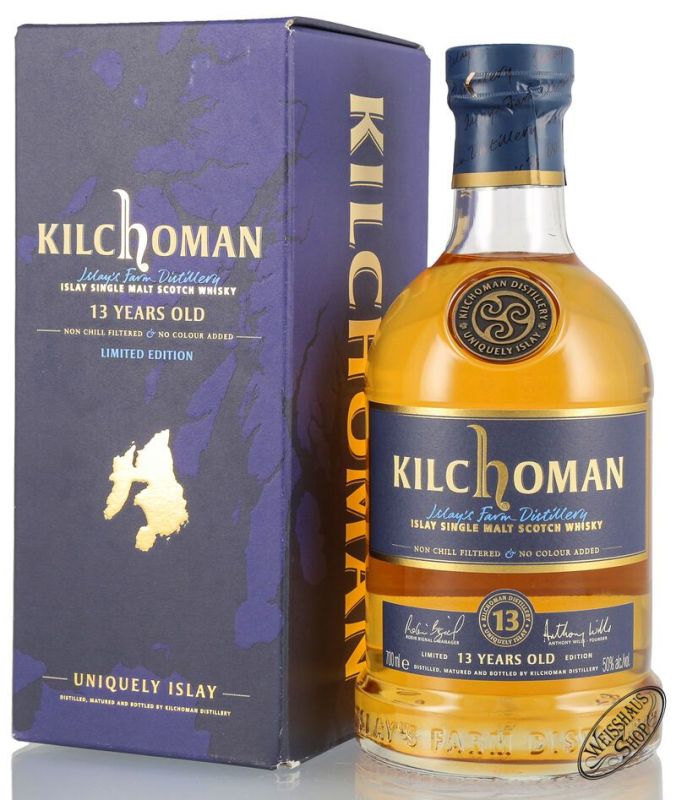 Kilchoman Islay Single Malt Whisky 13 YO 50% vol. 0,70l | Weisshaus Shop