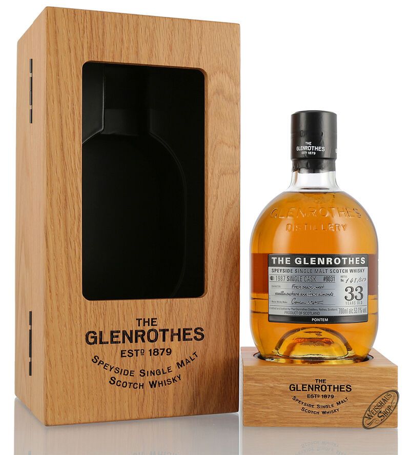 The Glenrothes 33 YO Vintage 1987 Single Cask #9031 Whisky 53,1% vol. 0,70l | Weisshaus Shop