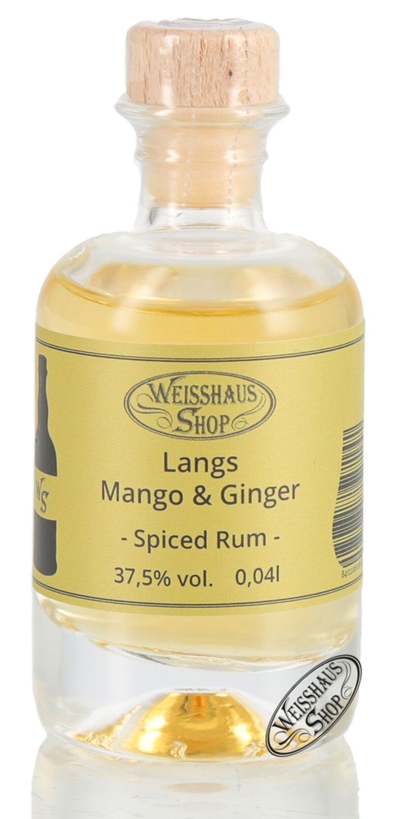 Langs Mango & Ginger Spiced Rum 37,5% vol. 0,04l Weisshaus Sample | Weisshaus Shop