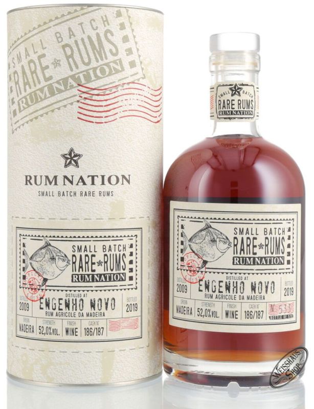 Rum Nation Rare Rum Engenho Novo 2009 - 2019 52% vol. 0,70l | Weisshaus ...
