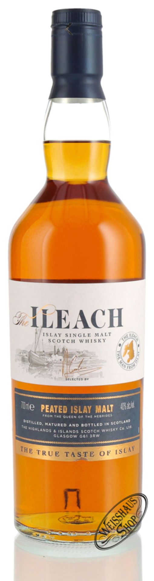 The Ileach Islay Single Malt Whisky 40% vol. 0,70l | Weisshaus Shop