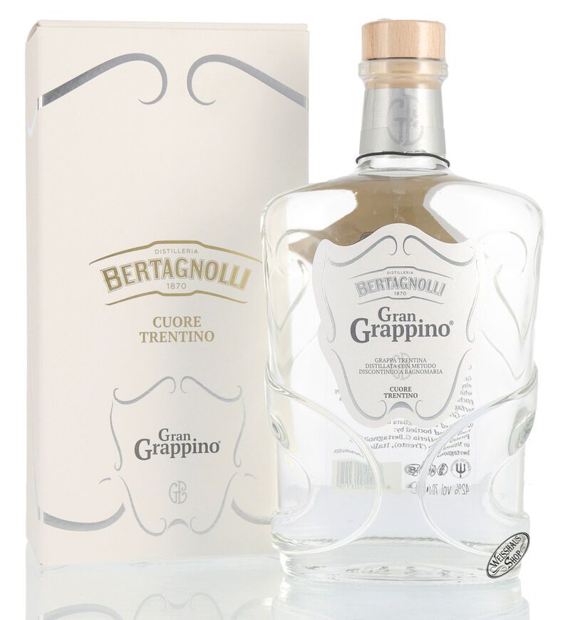 Bertagnolli Grappa Gran Grappino Bianco 42% vol. 0,70l | Weisshaus Shop
