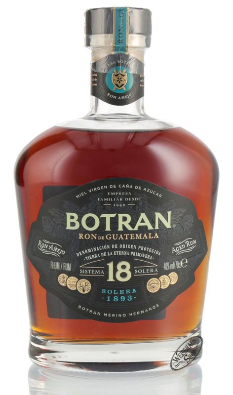 Botran 18 YO Solera 1893 Anejo Rum 40% vol. 0,70l | Weisshaus Shop