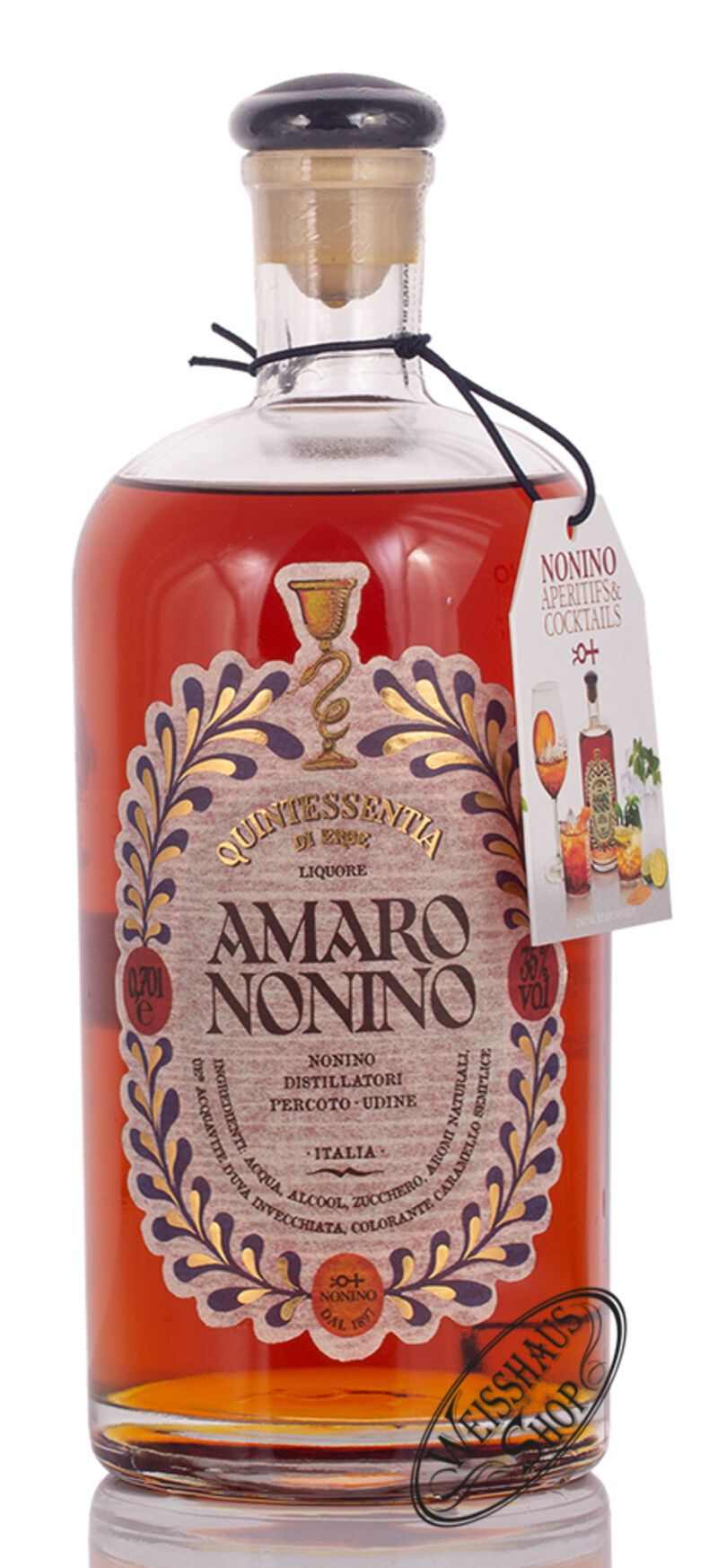 Nonino Amaro Quintessentia Di Erbe 35% vol. 0,70l | Weisshaus Shop