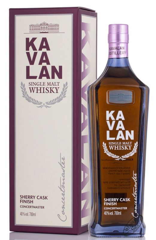 Kavalan Concertmaster Single Malt Whisky Sherry Cask Finish 40% vol. 0 ...